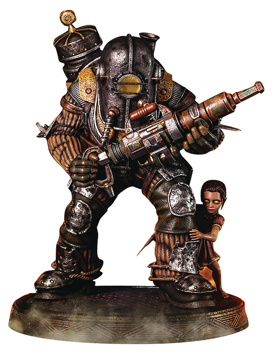 Jan188178 Bioshock Big Daddy And Rosie Statue Previews World
