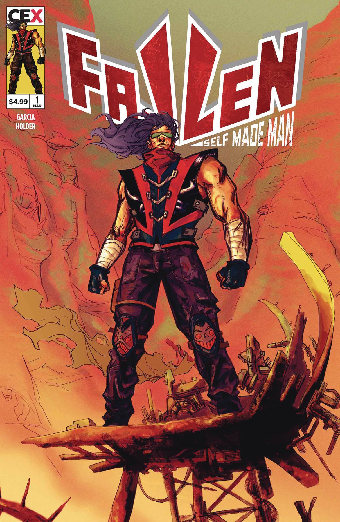DEC231357 FALLEN SELF MADE MAN ONE SHOT CVR B HOLDER Previews World dec231357-fallen-self-made-man-one-shot-cvr-b-holder-previews-world