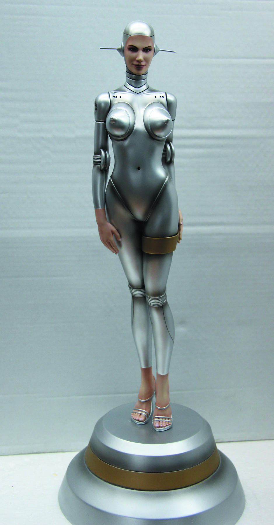 Jul121850 Ffg Sorayama Sexy Robot 002 Statue Human Face Ver Previews World