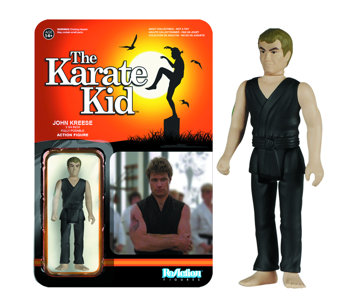 MAR152131 REACTION KARATE KID KREESE FIG Previews World