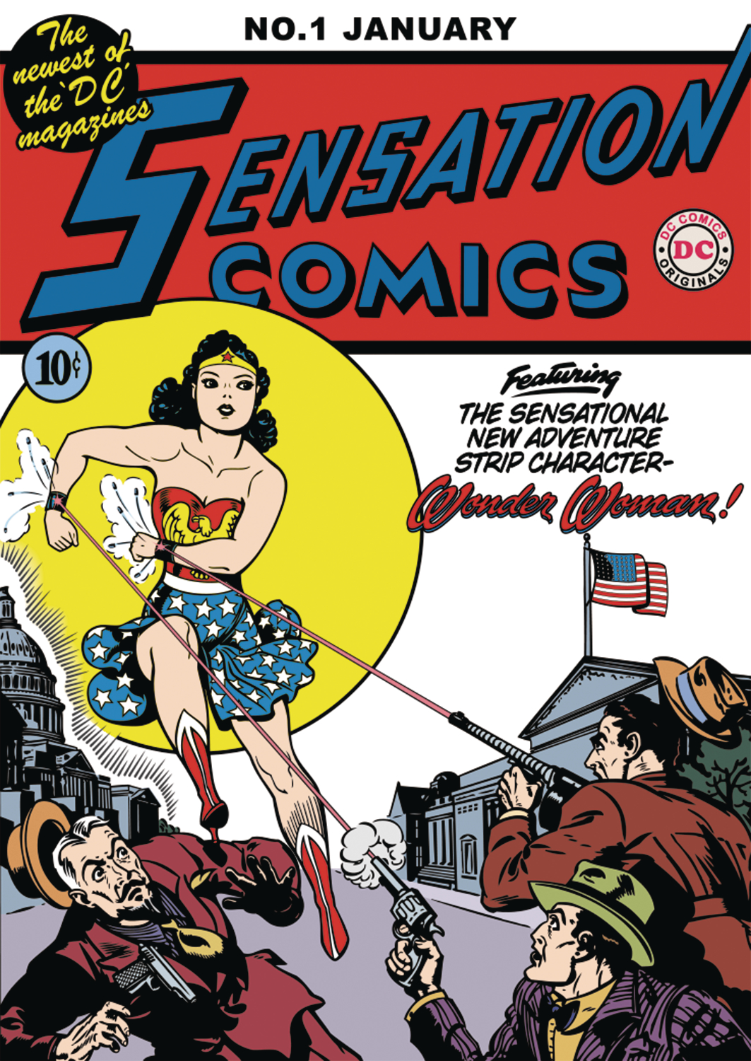 Mar168811 Dc Comics Wonder Woman First Appearance Canvas Previews World