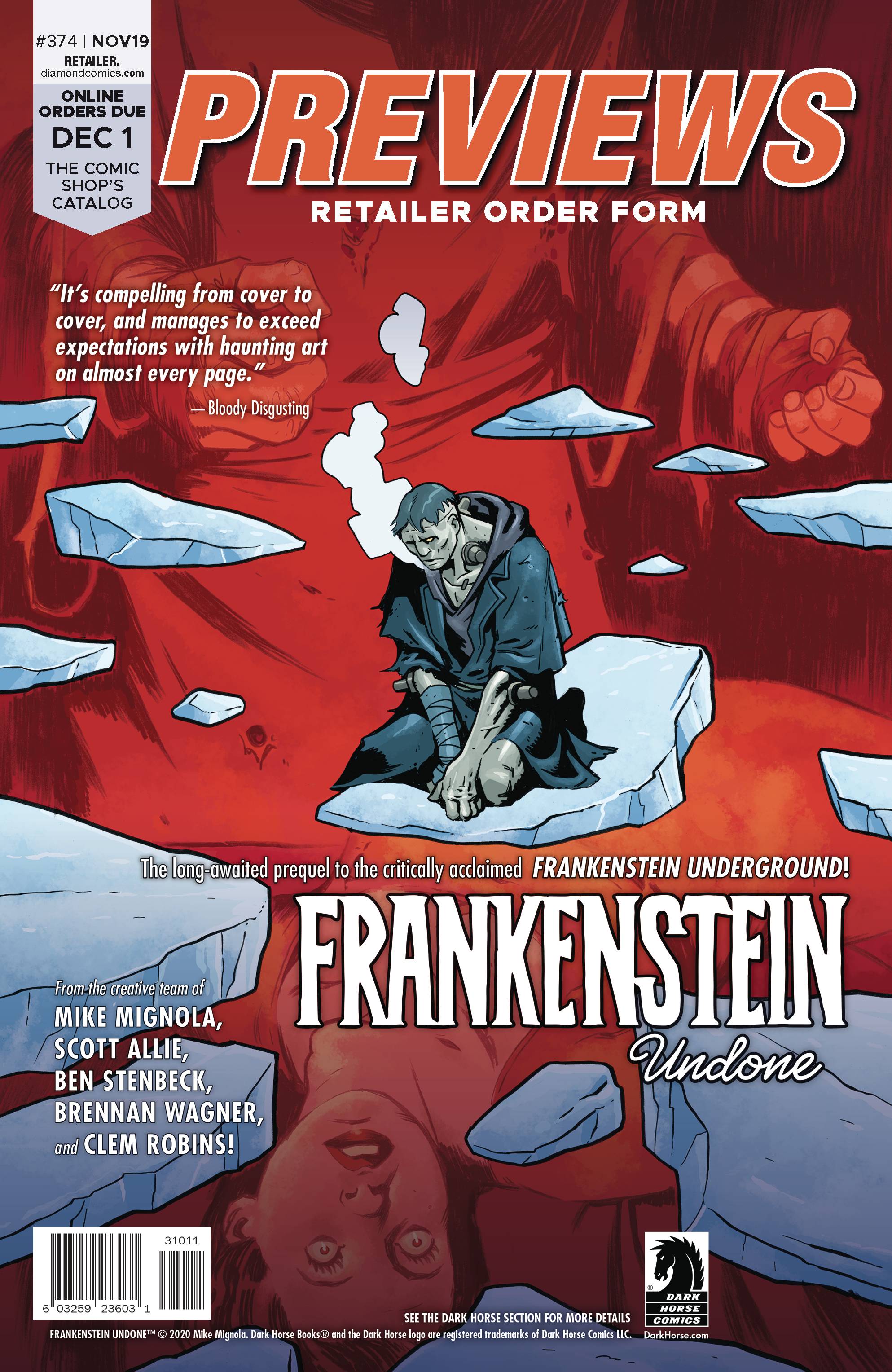 SEP190007 PREVIEWS 374 NOV 2019 RETAILER ORDER FORM EXTRAS sep190007-previews-374-nov-2019-retailer-order-form-extras
