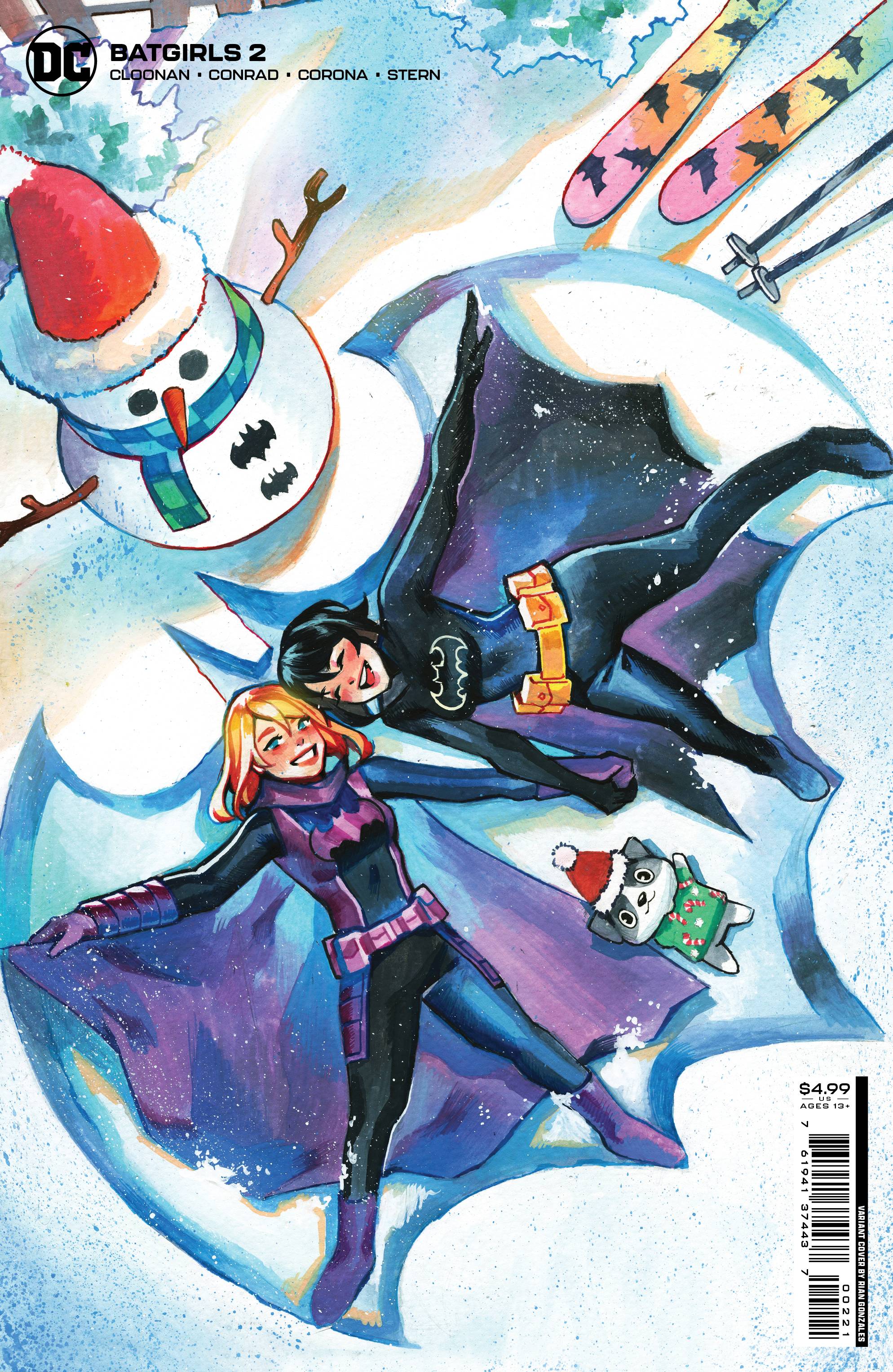 Oct213050 Batgirls 2 Cvr C 1 25 Rian Gonzales Cardstock Variant