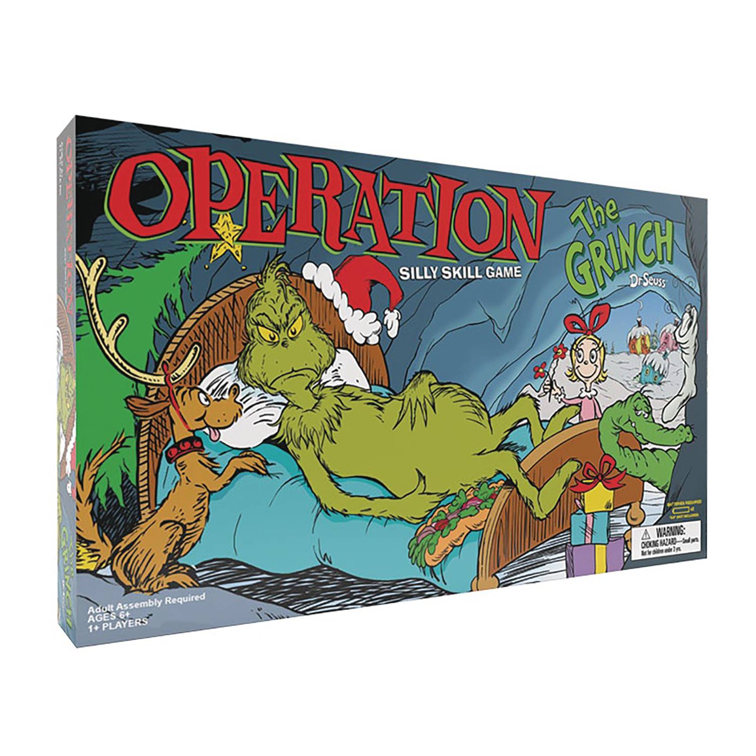 AUG239386 OPERATION GRINCH BOARD GAME Previews World